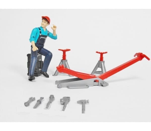 Bruder 1:16 Figure Set Garage Equipment