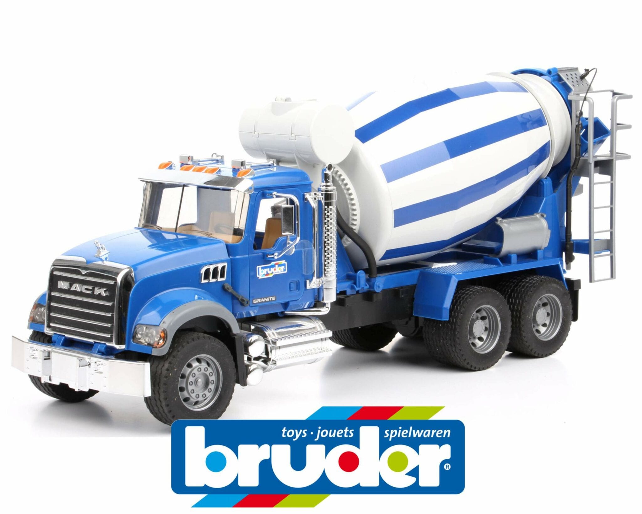 Bruder 1:16 Mack Granite Cement Mixer