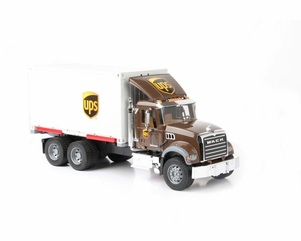 Bruder 1:16 Mack Granite UPS Logistics Truck
