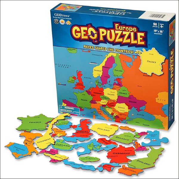 Europe Geo Puzzle 58 Pieces