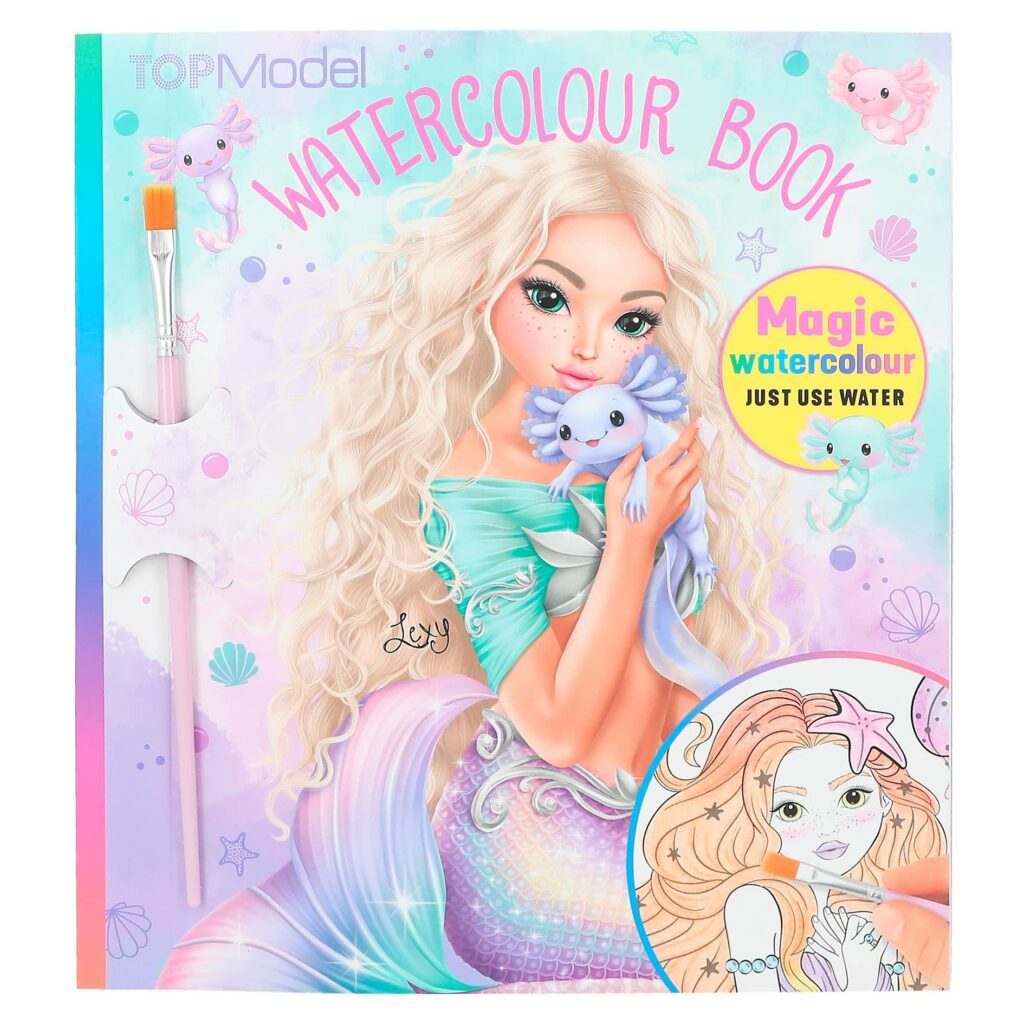 Top Model - Watercolour Book Mermaid