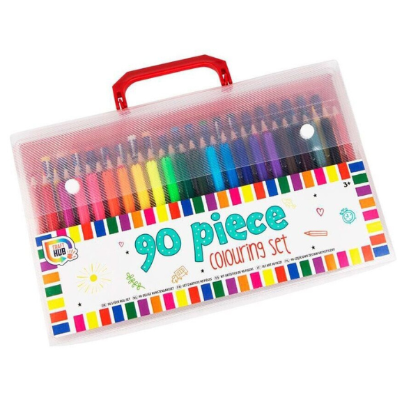 90 Piece Colouring Set