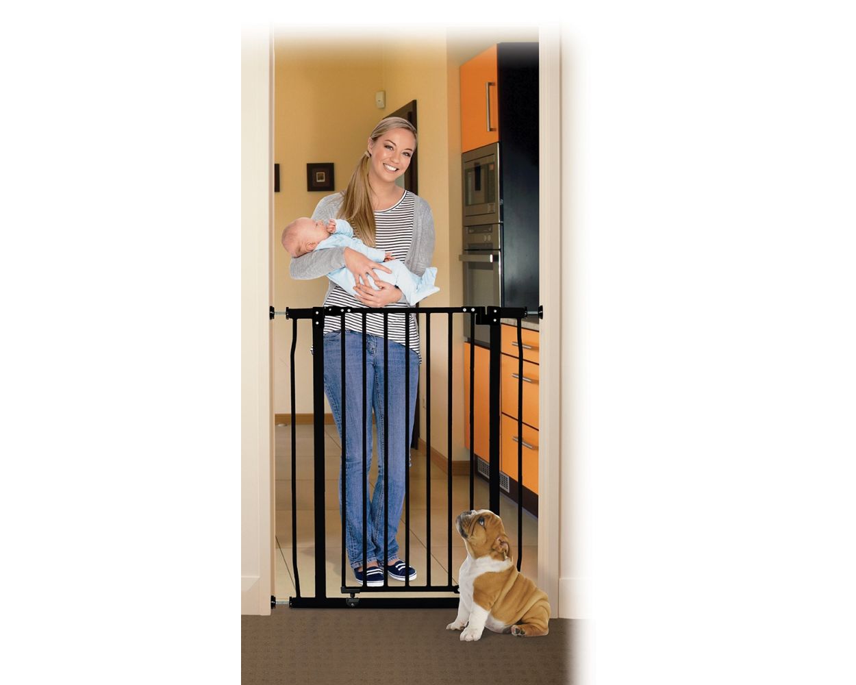 Dreambaby Liberty Extra Tall Safety Gate - Black