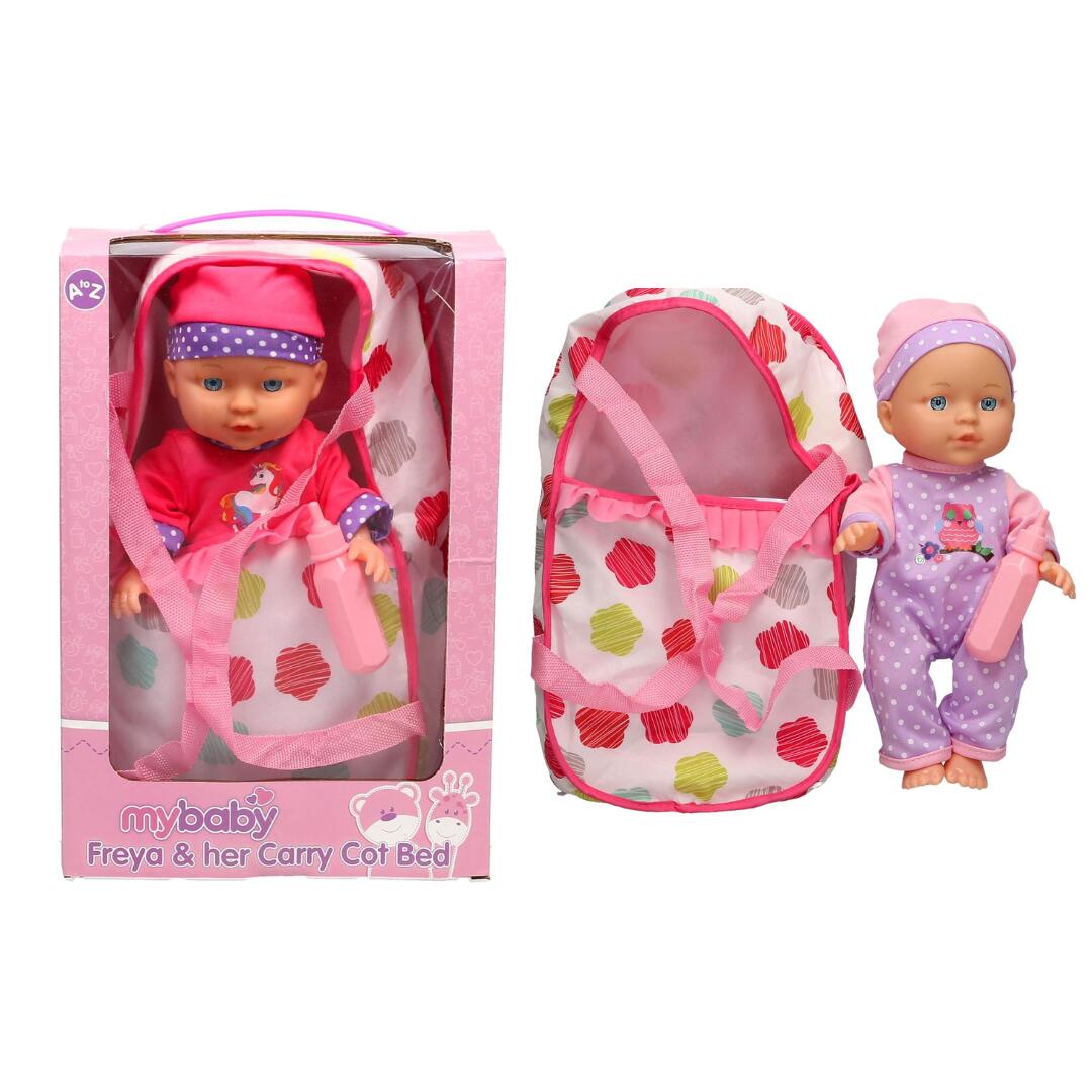 Freya & Her Carry Cot Bed Baby Doll