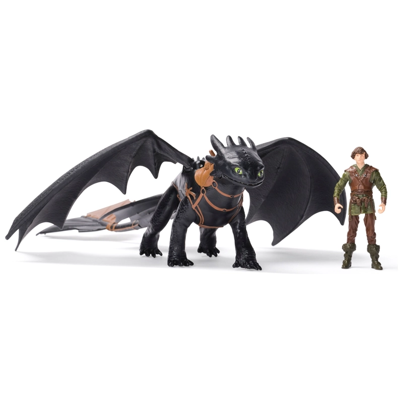 How to Train Your Dragon Action Figures Toothless & Hiccup