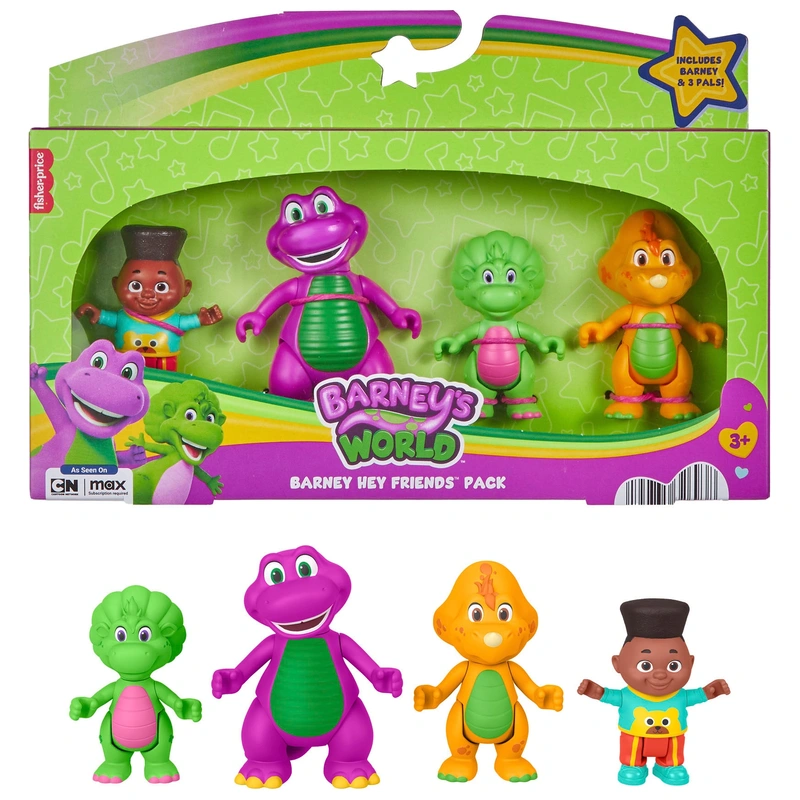 Fisher-Price Barneys World Dress Up Barney Set, 1 Figure & 20 Pieces ...