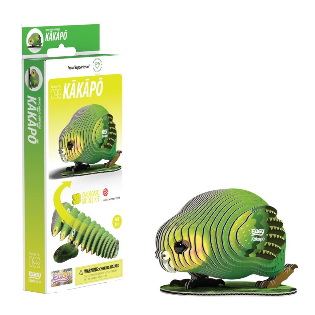 EUGY Kakapo 3D Model Craft Kit (STEM) | STEM TOYS