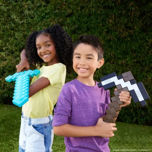 Minecraft Iron Pickaxe Toy 43cm