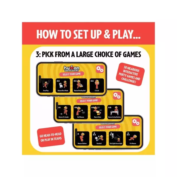 Human Controller Party Game