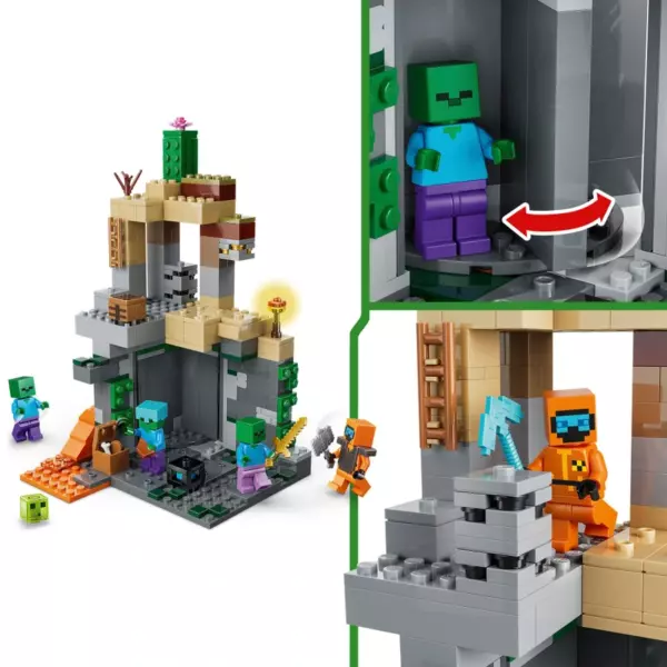 LEGO Minecraft 21587 Zombie Dungeon Set