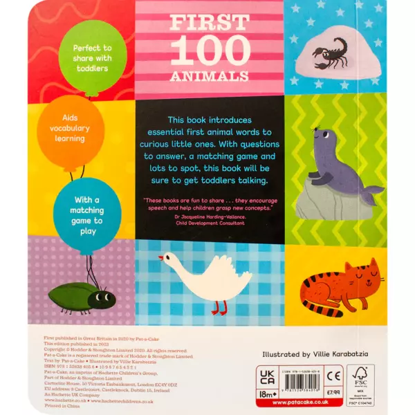 First 100 Animals Book | Kids Books | Childrens Books