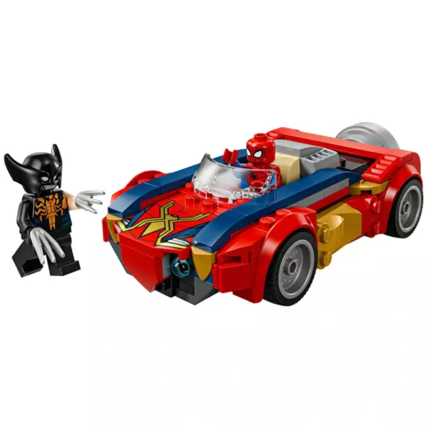LEGO Marvel 76336 Spider-Man Car vs. Venomised Wolverine Set