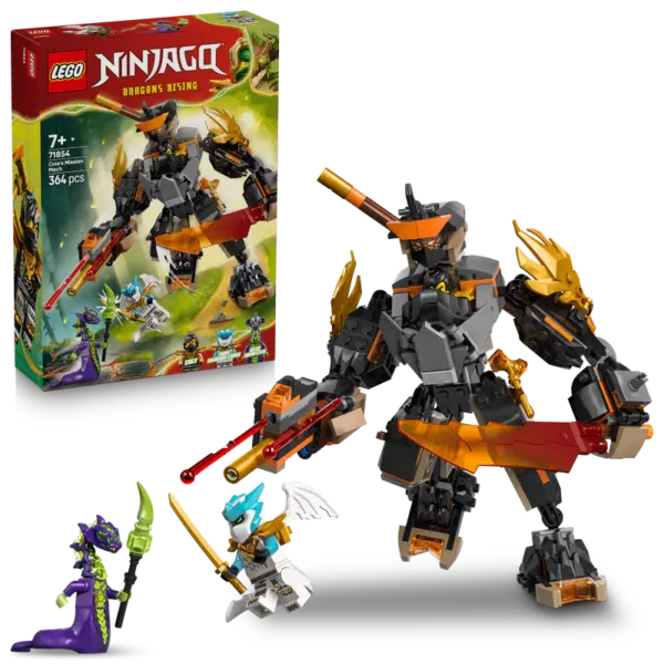 LEGO Ninjago 71854 Cole’s Mission Mech & Dragon
