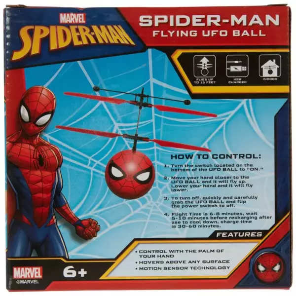 Marvel Avengers Spider-Man Flying UFO Ball