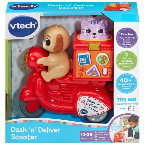 VTech Dash 'n' Deliver Scooter Toy