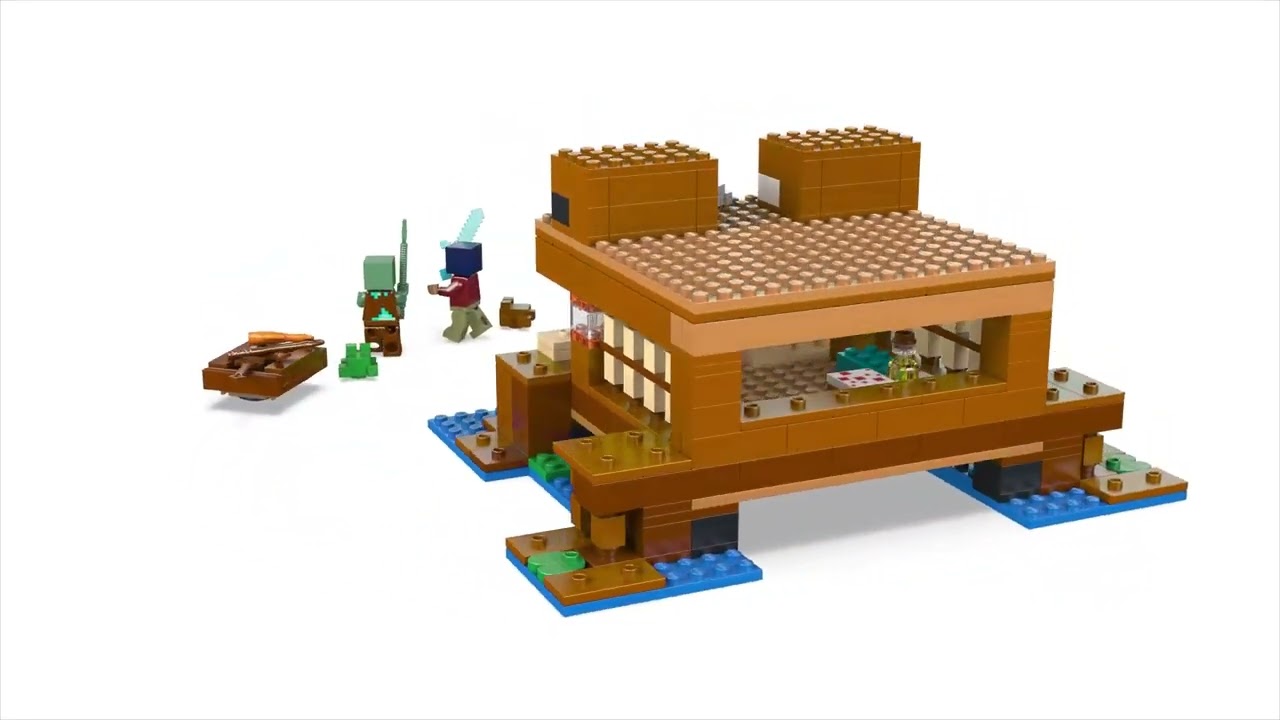 LEGO Minecraft 21256 The Frog House Toy